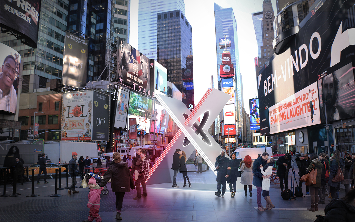 Reddymade Selected Winner of 2019 Times Square Valentine Heart Design ...